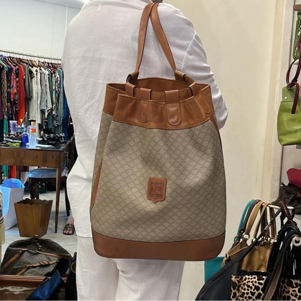 Vintage Celine Monogram Backpack - Gem